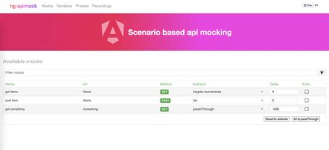Github Ng Apimockdev Interface Development Interface For Ng