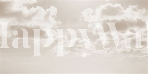 Soft Beige Clouds 6 Wallpaper