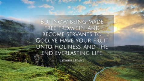 Romans 6 22 Verse Of The Day