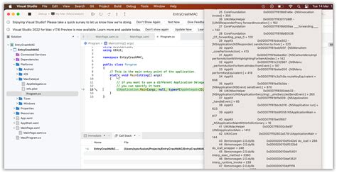 [mac] application crashes when interacting with entry control · issue 13931 · dotnet maui · github