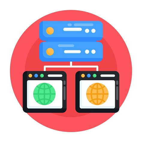 Database Hosting Network 2972069 Vector Art At Vecteezy