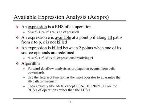 Ppt Eecs 583 Class 7 Static Single Assignment Form Powerpoint