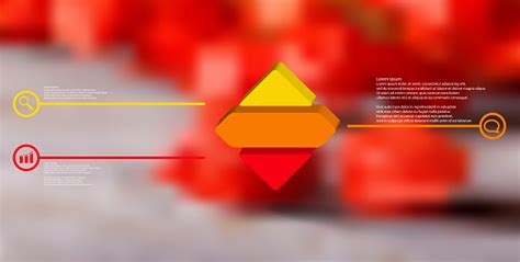 3d 일러스트 인포그래픽 템플릿 엠보싱 된 마옴은 수평으로 세 가지 색상 부분으로 나뉩니다 개체가 흐린 사진에 있습니다 동그라미에 표지판이 있는 선이 측면에 있습니다 3에