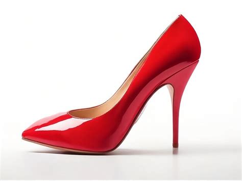 Premium Ai Image Red High Heels