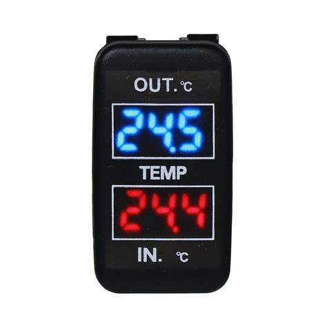 Dual Temperature Display Inside And Outside The Car Dual Temperature