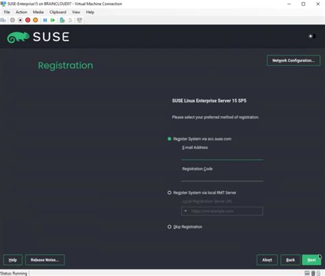 Set Up Suse Linux Enterprise Server 15