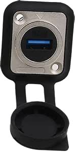 Hangton Pack Usb Connector Waterproof Through Power Socket Panel Connector Female To