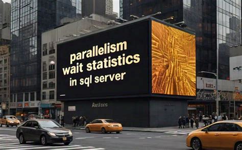 Joseph C On Linkedin Understanding Parallelism Wait Statistics In Sql Server The Dba Hub