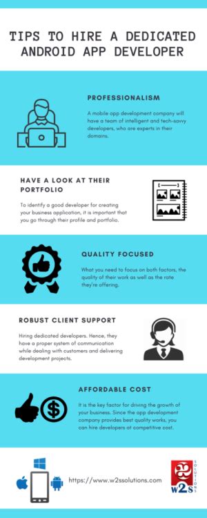 Tips To Hire A Dedicated Android App Developers Via