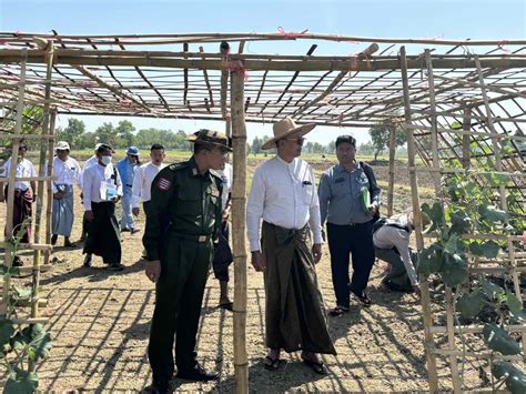 တိုင်းဒေသကြီးအစိုးရအဖွဲ့၊ လုံခြုံရေးနှင့်နယ်စပ်ရေးရာဝန်ကြီးသည် ကန်ကြီးထောင့်မြို့နယ်ရှိ တောင