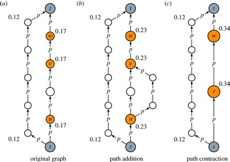 Illustration Of The Properties Of Path Addition And Path Contraction Download Scientific