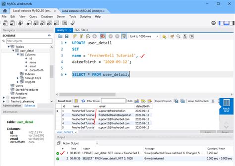 Update Record Sql Update Sql Structured Query Language
