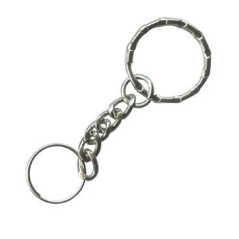 USB Keychain Large Silver Promotional Accessory
