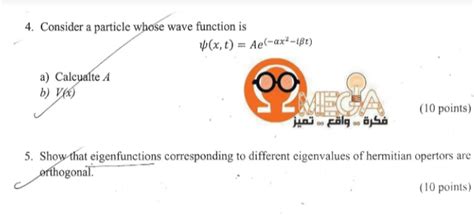 Solved 5 Show That Eigenfunctions Corresponding To
