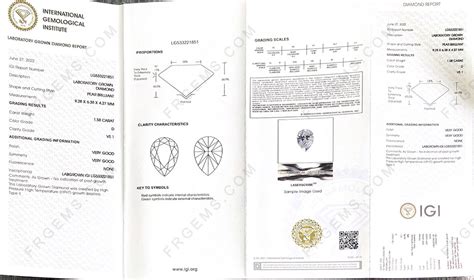 Lab Grown Diamond F Color Pear Shaped Faceted Loose Diamonds With Igi