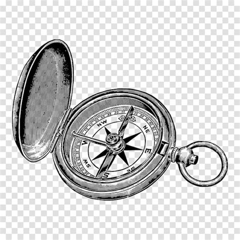 Premium Vector A Compass That Is On A White Background With A Needle