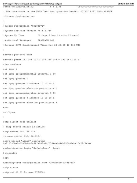 Startup Config Pdf Voice Over Ip Data Transmission
