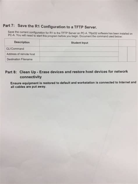 solved part 6 use the ios cli to gather device information