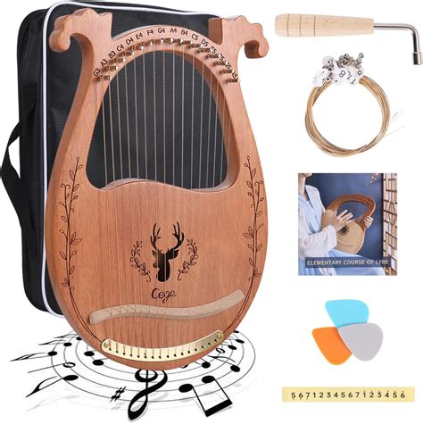 Roosebeck Lily Harp 8 Strings Knotwork Musical Instruments