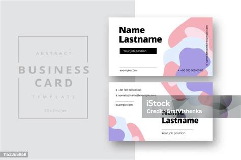 트 렌 디 한 최소한의 추상 명함 템플릿 기하학적 패턴 현대 기업 문구 Id 레이아웃 정보 샘플 이름 텍스트 벡터 패션 배경 디자인입니다 0명에 대한 스톡 벡터 아트 및