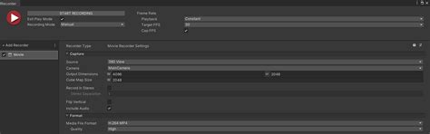 unity recorder not showing ui in recording unity engine unity discussions