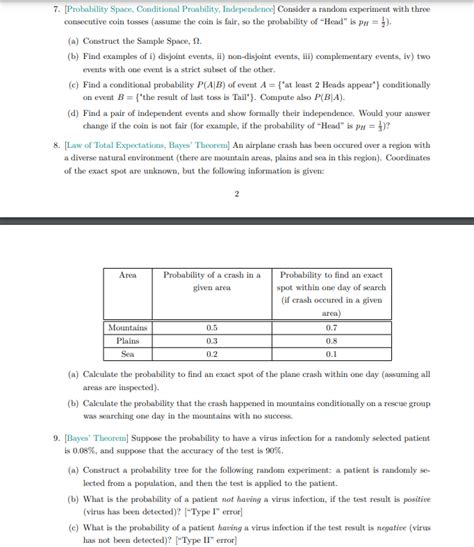 Solved 7 Probability Space Conditional Proability