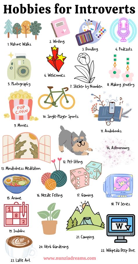 23 Best Hobbies For Introverts Nunziadreams Hobbies Hobbies To Try