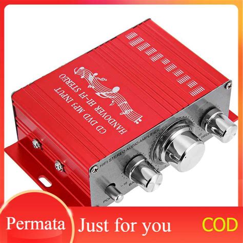 Hi Fi Stereo Amplifier Speaker 2 Channel 20W Ampli Power Amplifier Mini Streo Amplifier
