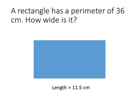 Rectangle Area And Perimeter Problem Solving Questions Leading To