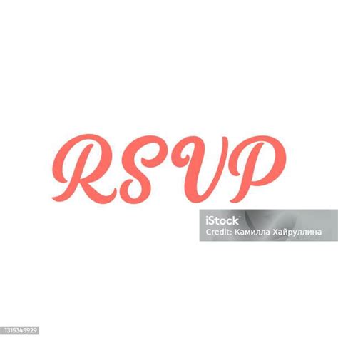손으로 쓴 견적 비문 Rsvp 인사말 카드 포스터 티셔츠 배너 인쇄 초대장을위한 완벽한 디자인 Rsvp에 대한 스톡 벡터 아트 및 기타 이미지 Istock