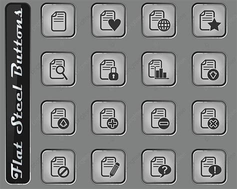 Document Icon Set Graphic Set Remove Vector Graphic Set Remove Png