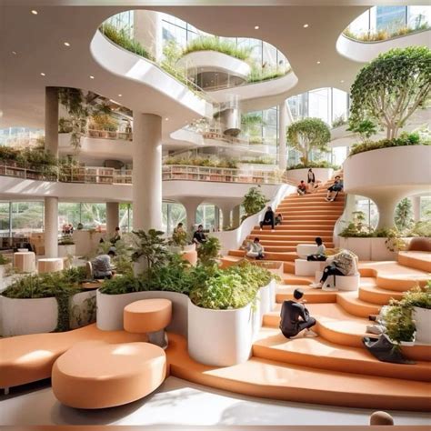 Circular Architecture Design Creative Library Spaces Organic