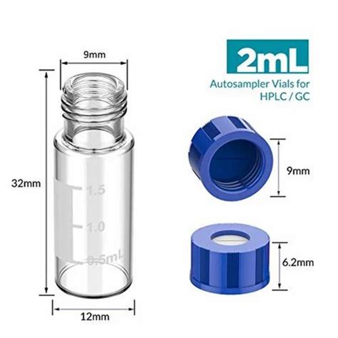 Hplc Clear Vials With Cap And Septa 2 Ml At Rs 600 Piece In Sangareddy Id 2852560344548