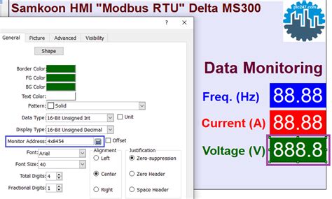 Samkoon HMI Modbus RTU Delta MS Tutorial Plc Com