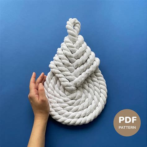 Macrame Pipa Knot Pattern Pdf With Step By Step Photos Diy Beginner Macrame Craft Macrame Pipa