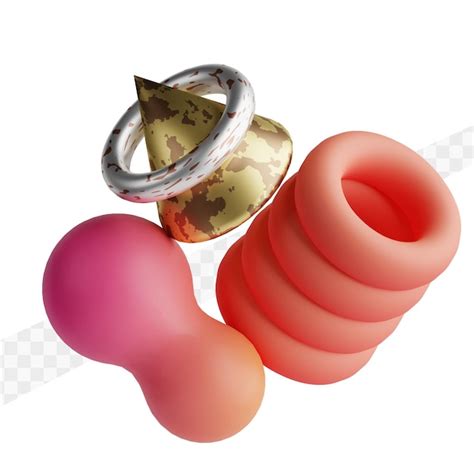 Premium Psd Abstract Geometric Shapes 3d Render Illustration