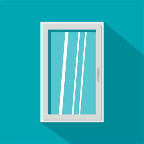 Closed White Window Icon Flat Style 15210337 Vector Art At Vecteezy
