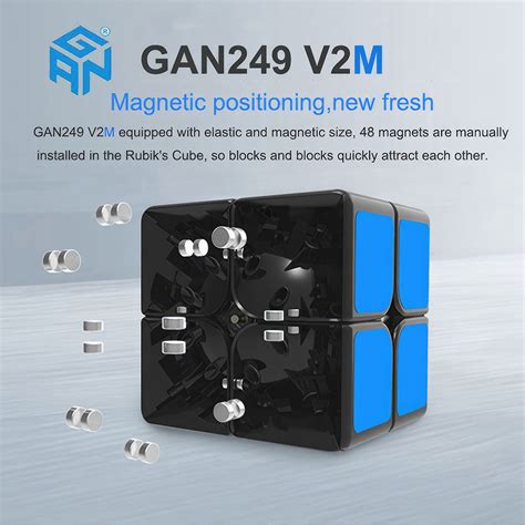 Rubiks Cube 2x2 Gan 249 V2 M And Cube Store