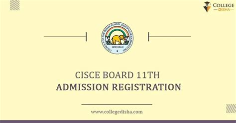 Cisce Board 11th Exam Registration Form 2025 Icse Board 11th Exam Application Form