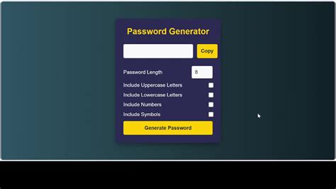 Rida Zahra On Linkedin Passwordgenerator Reactjs Webdevelopment Javascript Css
