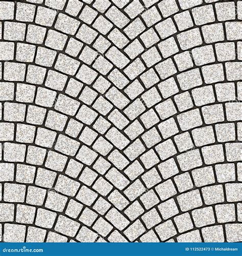 Arched Cobblestone Pavement Texture 084 Stock Illustration Illustration Of Mosaic Pattern
