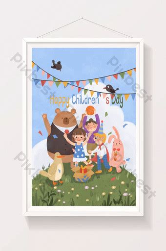 귀여운 곰 인형 그림 요소 일러스트레이션 Png Psd 무료 다운로드 Pikbest