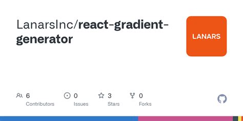 Github Lanarsincreact Gradient Generator