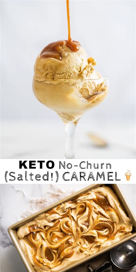 No Churn Keto Salted Caramel Ice Cream Artofit