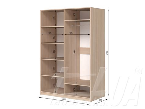 Розпашна шафа ШР 4 1900 мм Senam Купити недорого в інтернет магазині Taburetka™