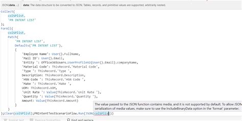 solved data table from power app to power automate flow power