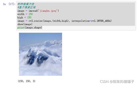 Resize图片形状大小numpy图像resize Csdn博客