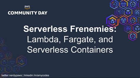 Amy Arambulo Negrette Serverless Frenemies Serverless Containers In