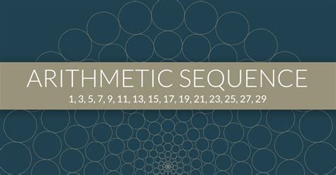 Arithmetic Sequence Concentrics Arithmetic Sequence Concentrics