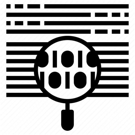 data analytics binary code structured programming coding icon download on iconfinder